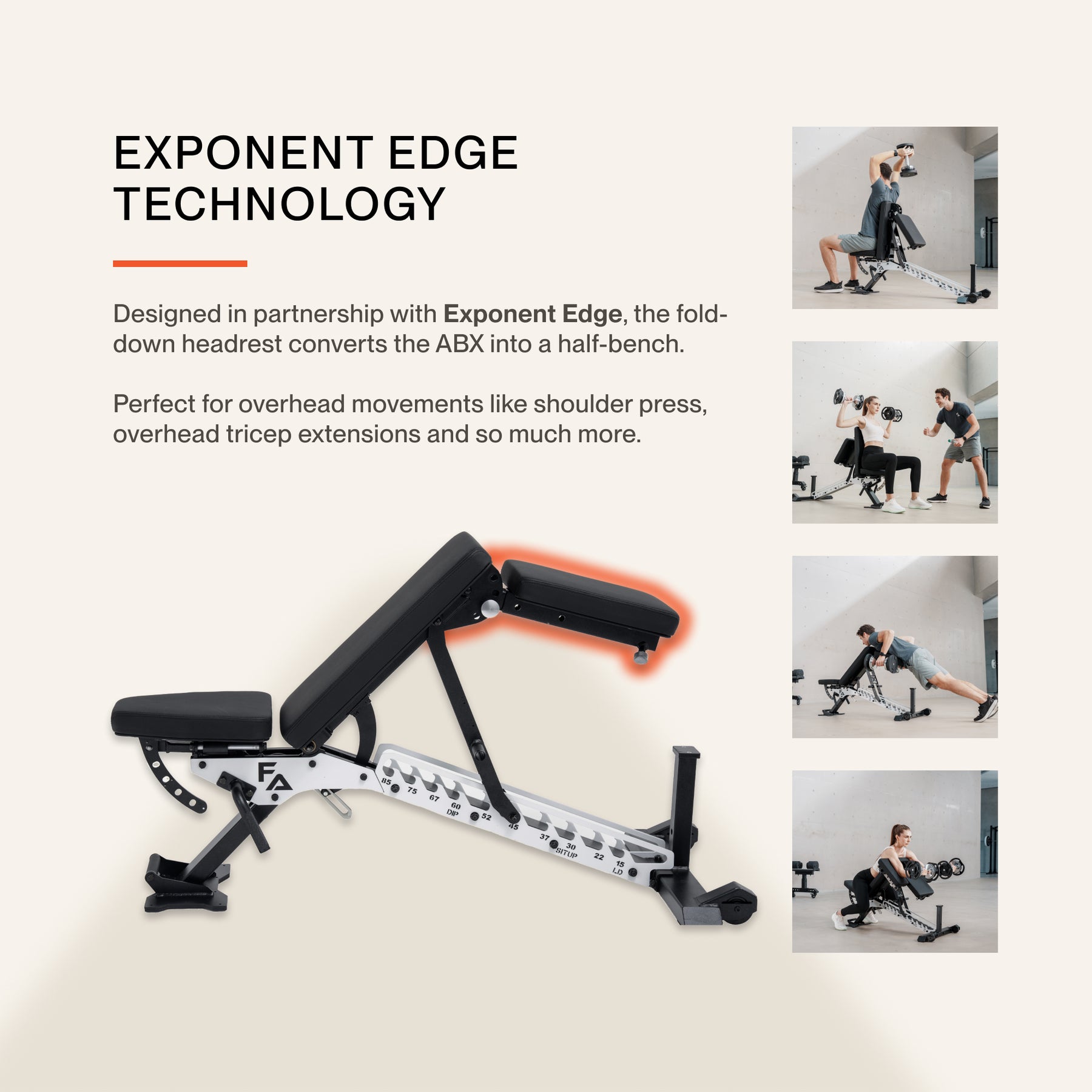 ABX Weight Bench - 10 Machines in 1 | Adjustable Weight Bench
