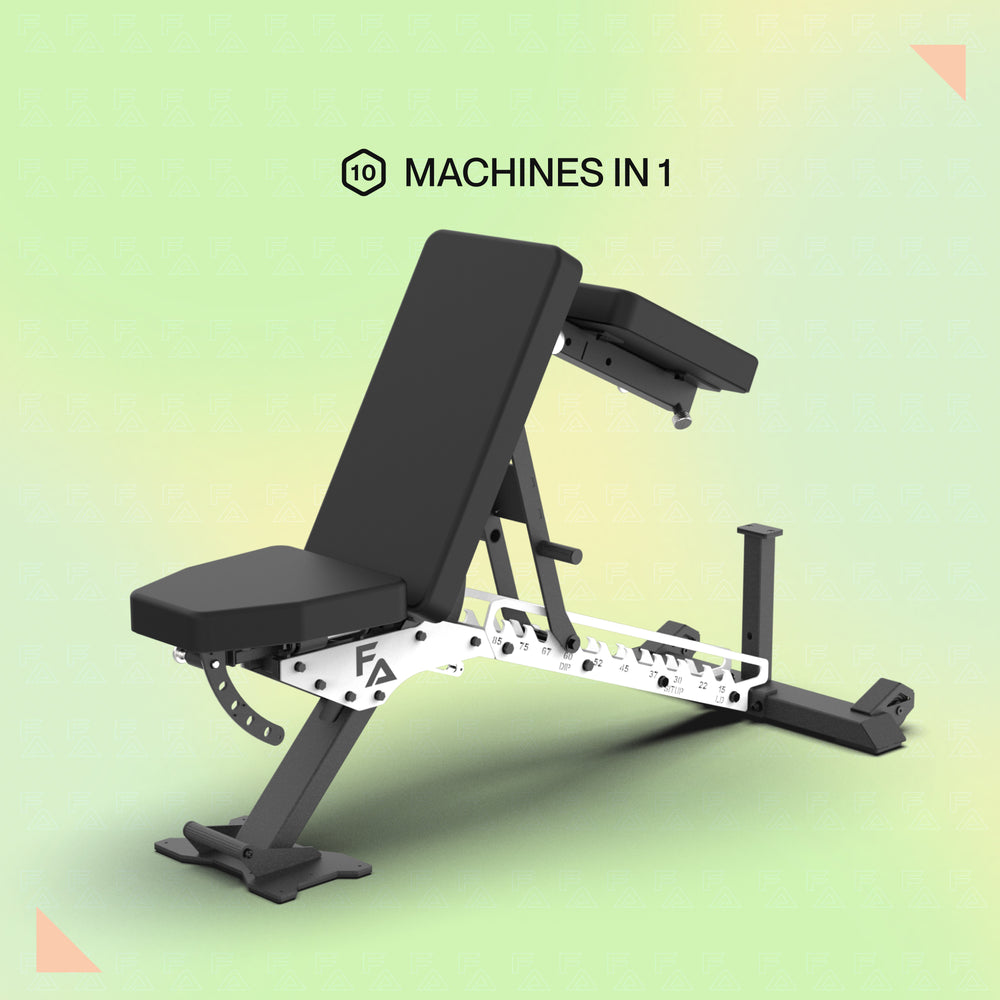 ABX Weight Bench - 10 Machines in 1 | Adjustable Weight Bench