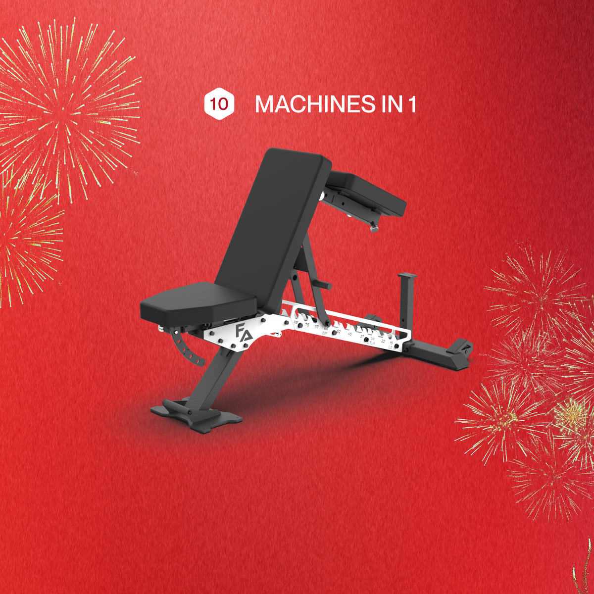 ABX Weight Bench - 10 Machines in 1 | Adjustable Weight Bench