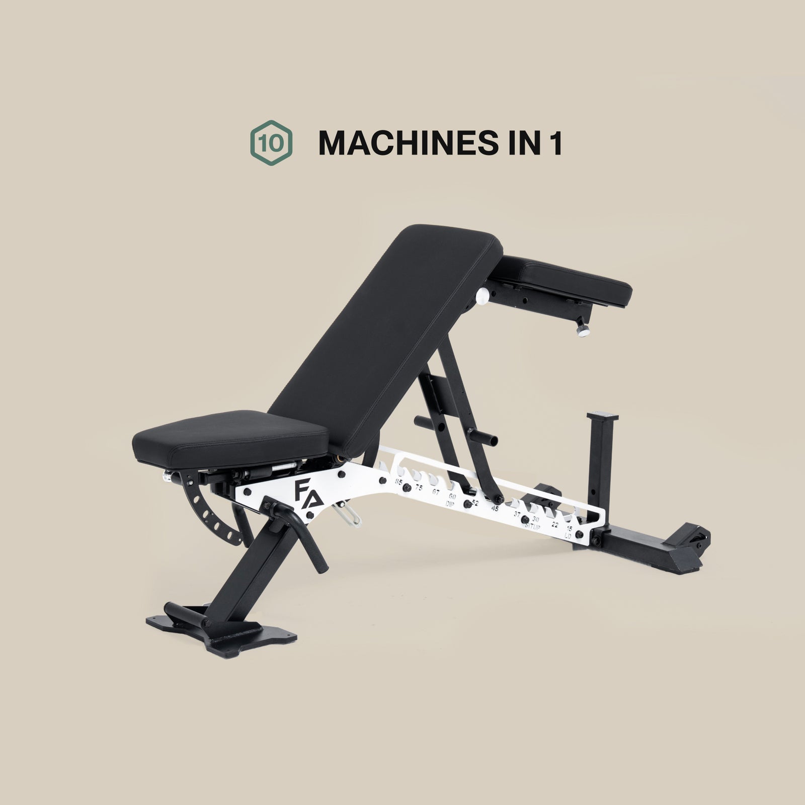 ABX Weight Bench - 10 Machines in 1 | Adjustable Weight Bench